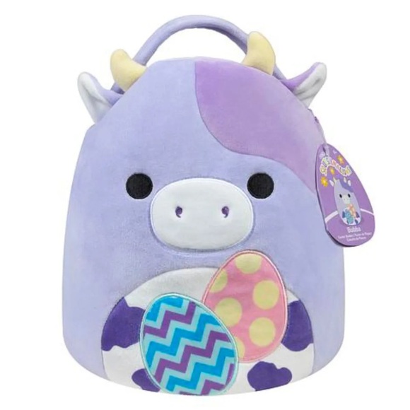 Squishmallows | Toys | Squishmallows 224 Easter Basket 2 Bubba The Cow ...